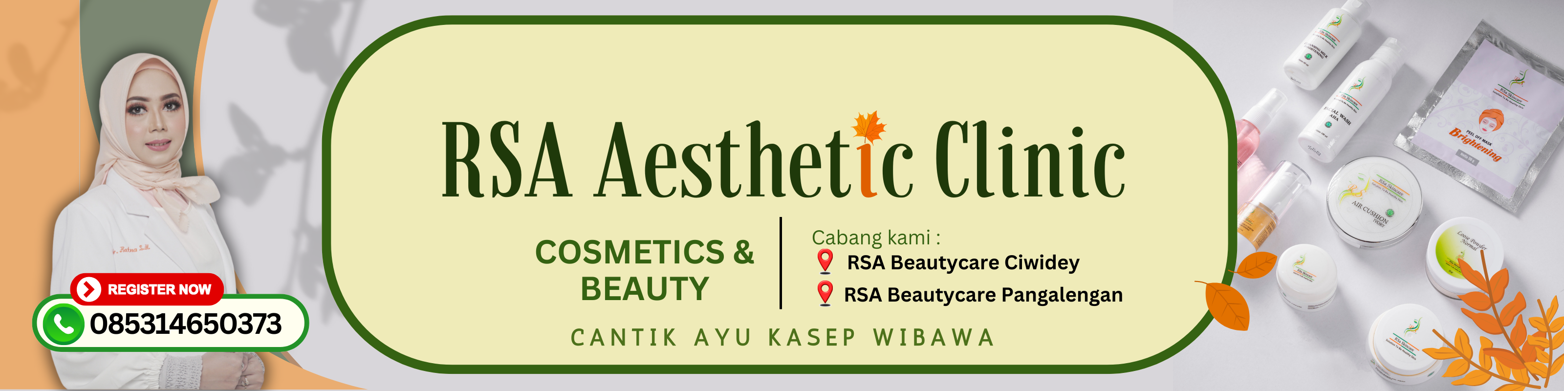 Benner RSA - RSa Aesthetic Clinic | Klinik Kecantikan Ratna Sari Bandung